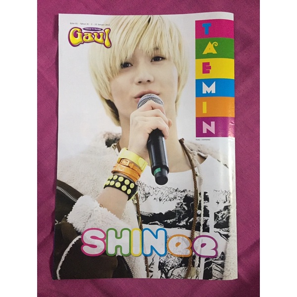 Jual Poster SHINee (Edisi terbatas Tabloid Gaul) | Shopee Indonesia