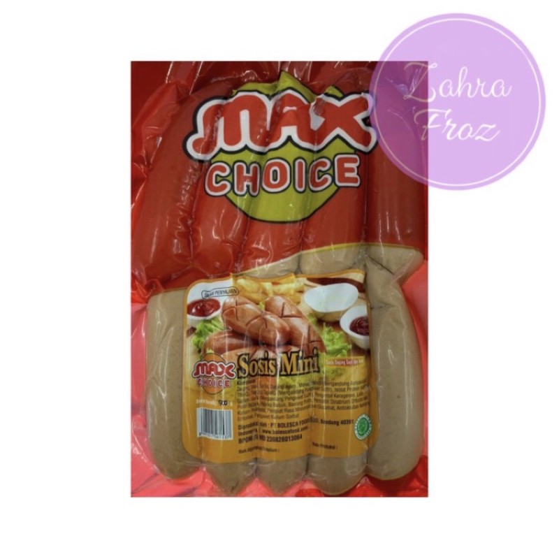 Jual MAX CHOICE SOSIS SAPI MINI 500 GR | Shopee Indonesia