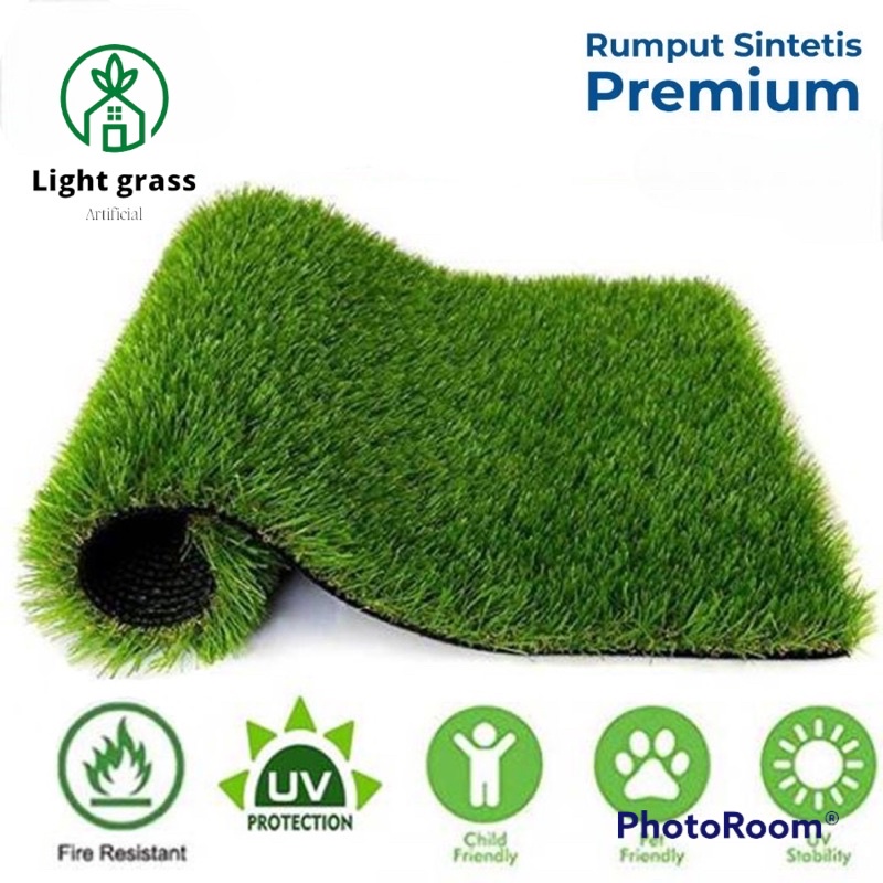 Jual [ BISA COD ] Rumput Sintetis Meteran Tipe Swiss 3cm - Karpet ...