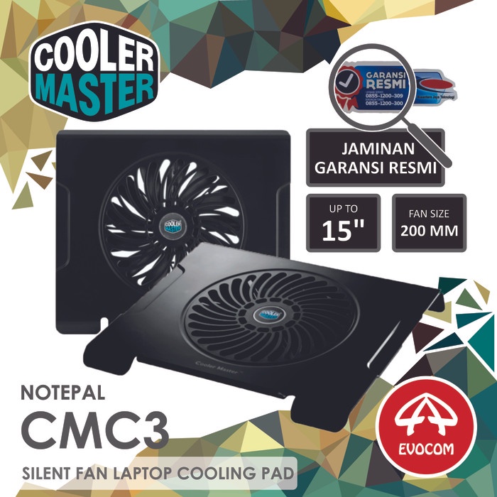Jual Cooler Master Notepal CMC3 Cooling Pad Laptop Notebook- | Shopee ...