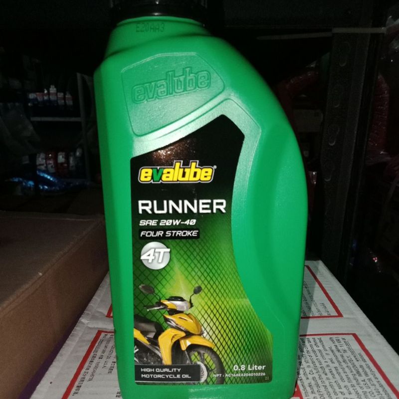Jual Oli Evalube Runner 4T SAE 20W-40 800mL | Shopee Indonesia