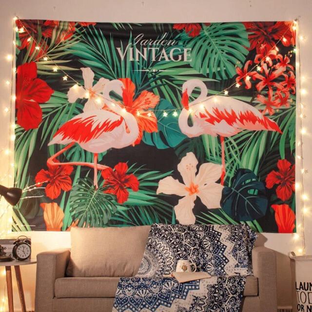 Jual Wallpaper kain nordic tapestry kain dinding permadani kain ...