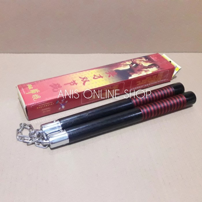 Jual Nunchaku- Nunchaku Kayu Double Stick Natural Kayu Dobel Stik Impor ...