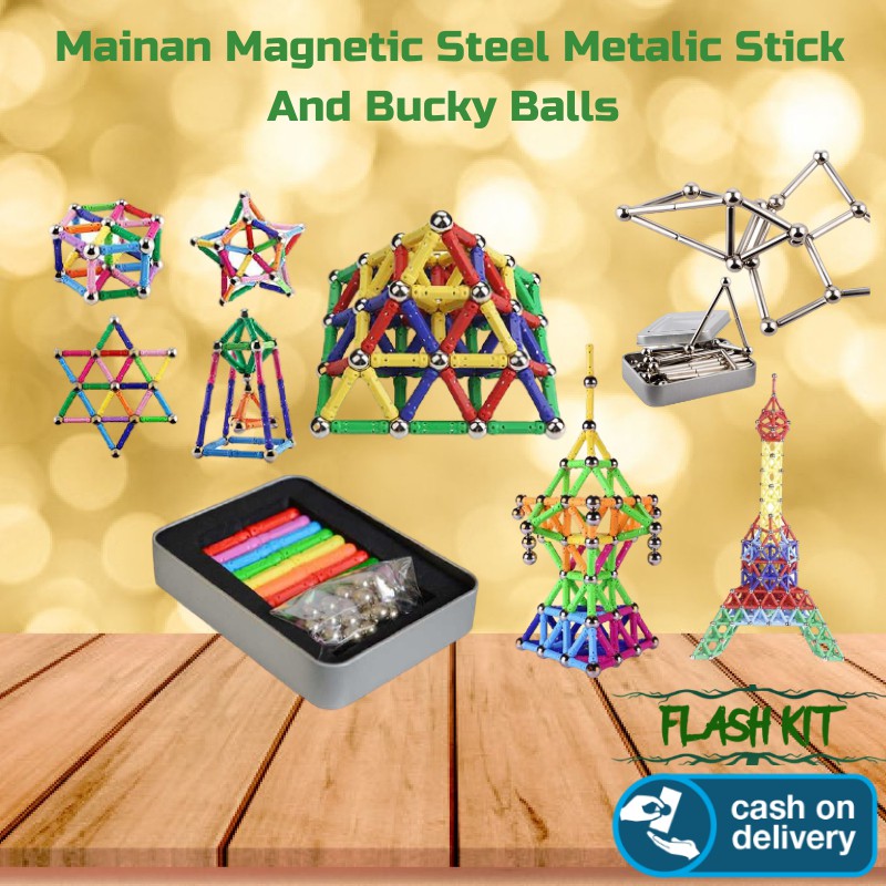 Jual Mainan Magnetic Stick and Ball Rakit Magnet Edukasi Kreatifitas ...