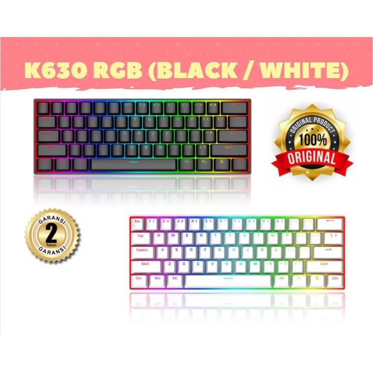 Jual Redragon Mechanical Gaming Keyboard K630 RGB DRAGONBORN | Shopee ...