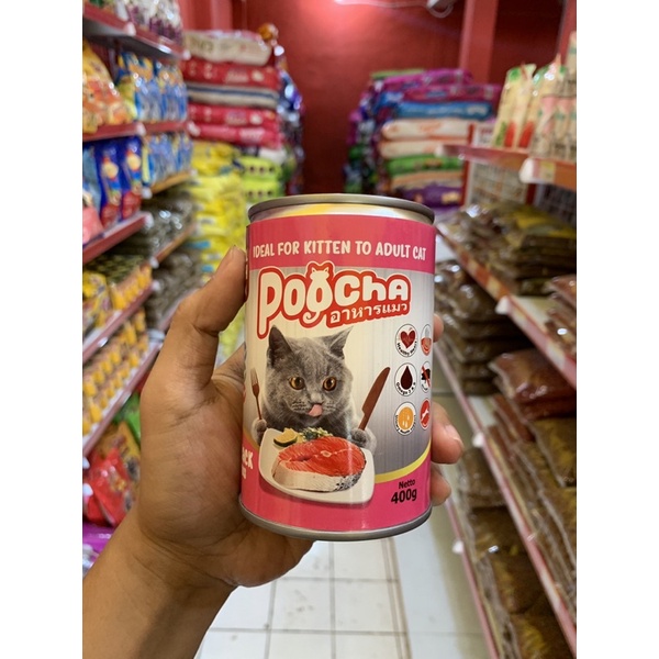 Jual MAKANAN BASAH KUCING WEET FOOD POOCHAA KALENG 400g | Shopee Indonesia