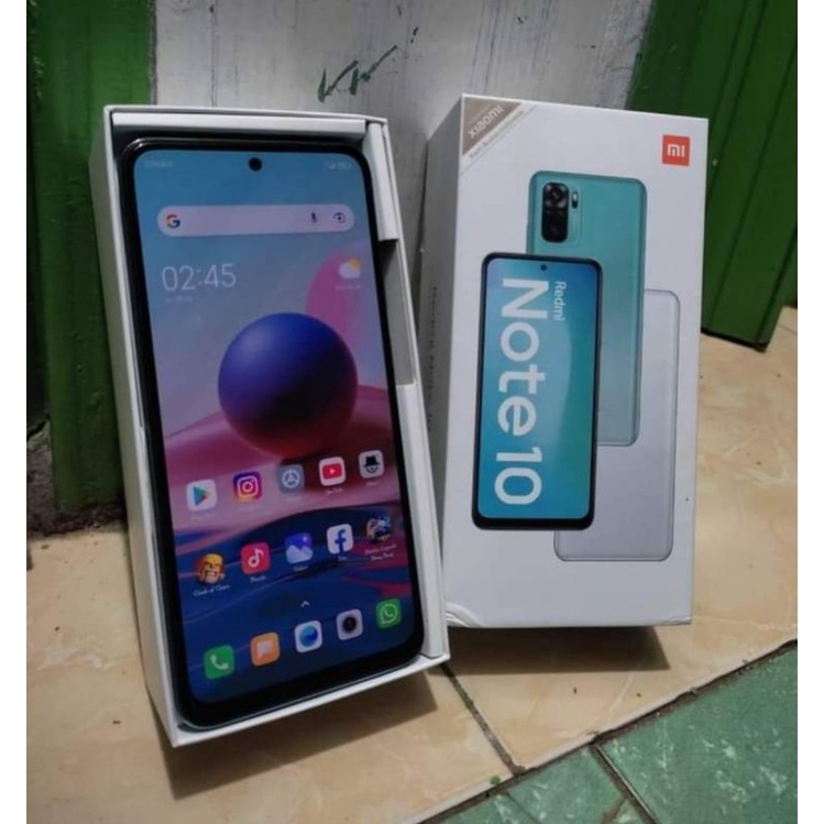Jual REDMI NOTE 10 4/64 SECOND | Shopee Indonesia