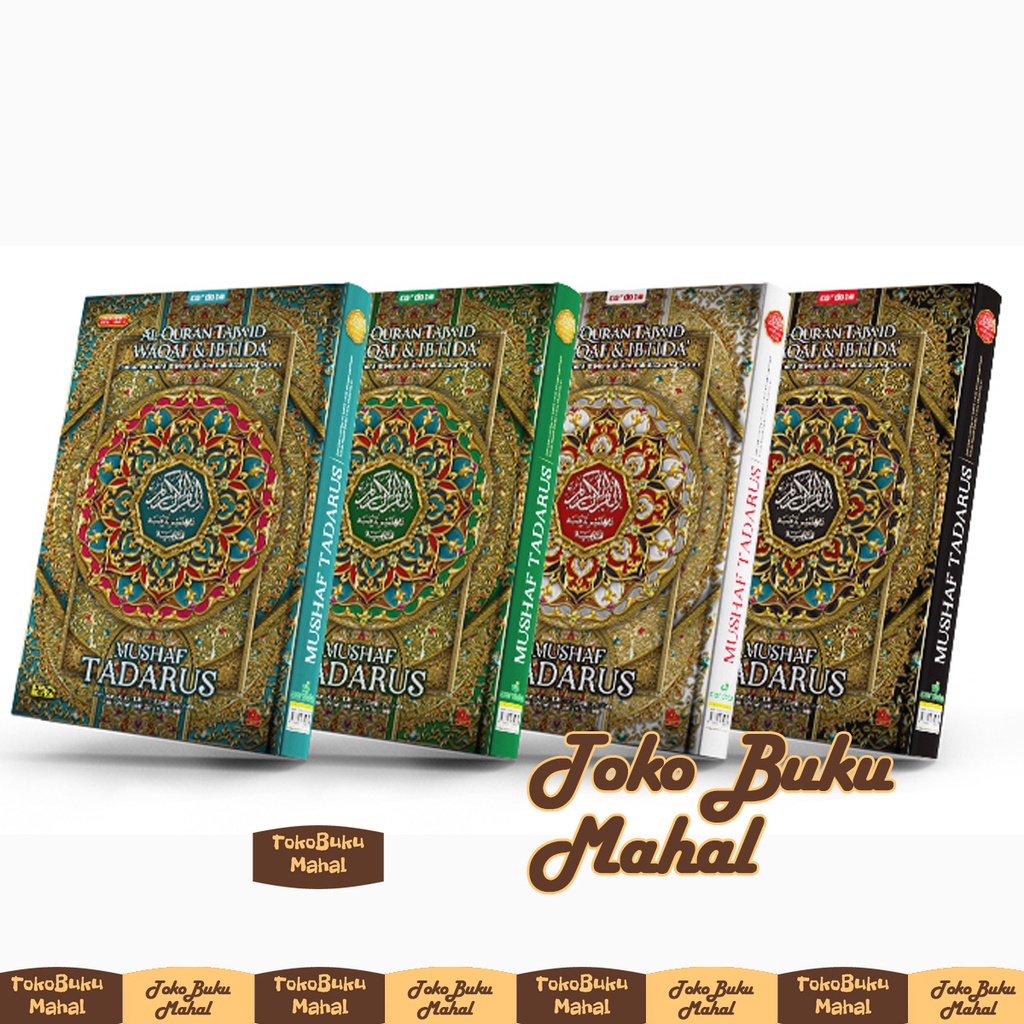 Jual Al Quran Mushaf Tadarus Besar A4 Panduan Berhenti Dan Memulai ...