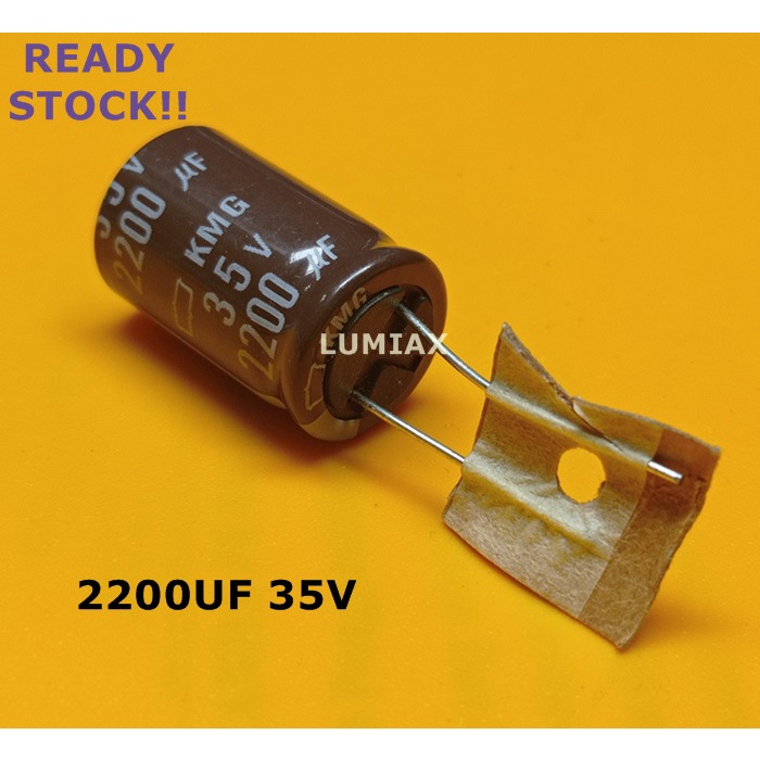 Jual Elco 2200uF 35V Elko 2200 uF Kapasitor Capacitor 35 volt | Shopee ...