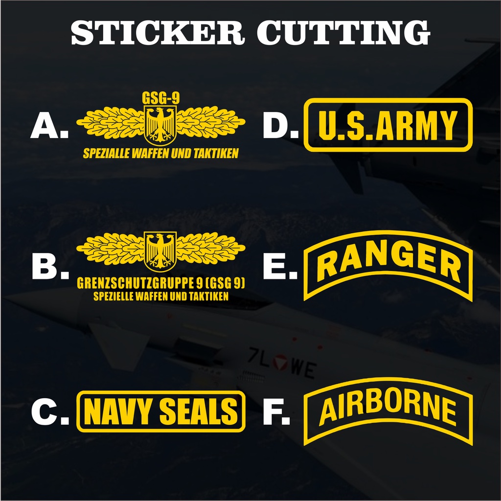 Jual Sticker Cutting US and German Army | Shopee Indonesia