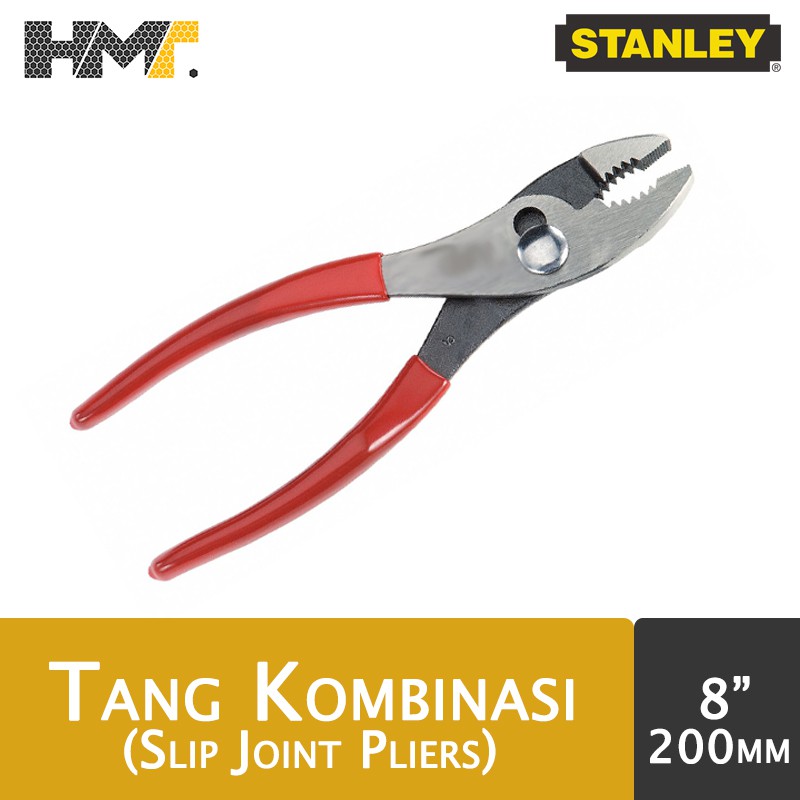 Jual STANLEY Tang Kombinasi 8"/ Slip Joint Plier 200mm (84-107) 8 inch ...