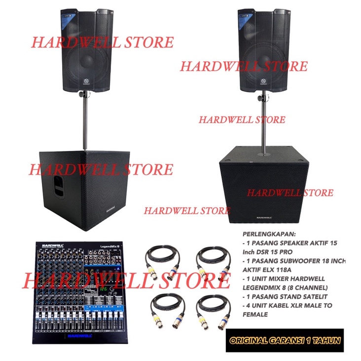Jual Paket Sound System Outdoor Hardwell Original (MEGA SERIES ...