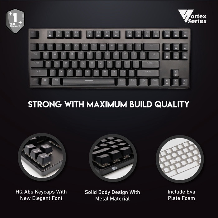 Jual Vortexseries Vx7 Pro Mechanical Keyboard Tkl | Shopee Indonesia