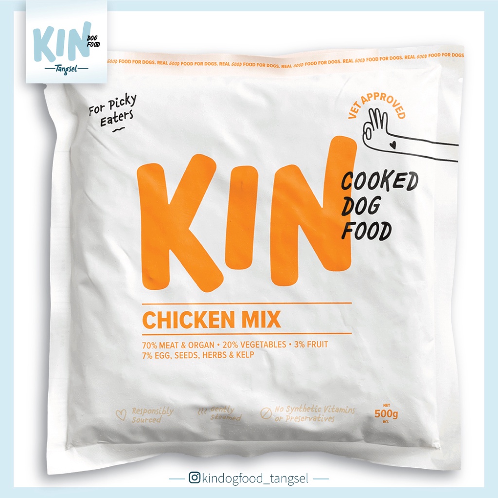 Jual CHICKEN MIX (Cooked) - KIN DOG FOOD | Shopee Indonesia