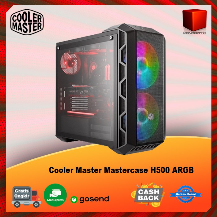 Jual Cooler Master Mastercase H500 ARGB Black | Shopee Indonesia