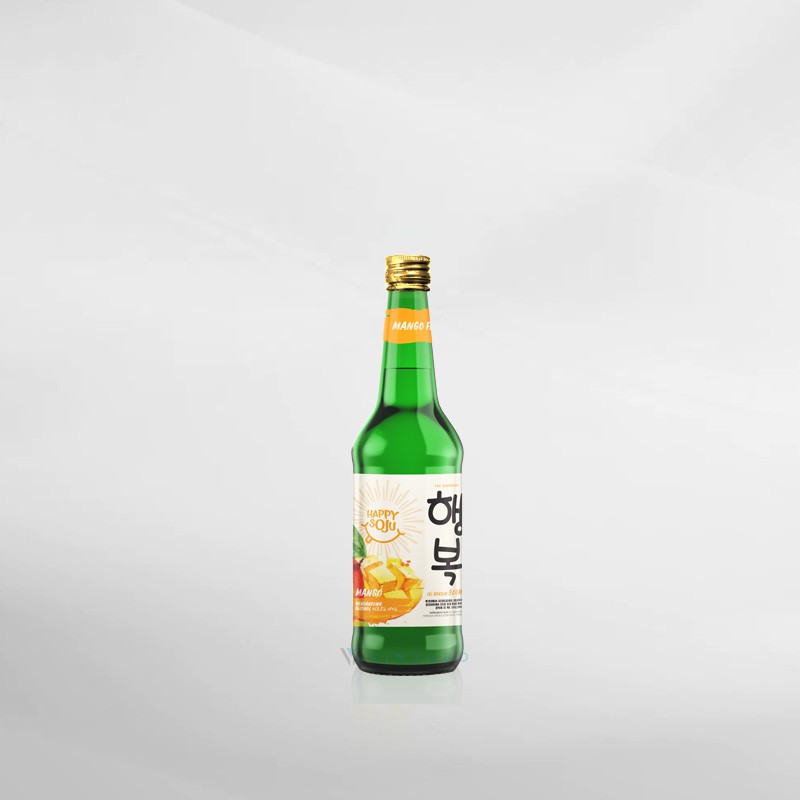 Jual Happy Soju Mango 360ml (Original & Resmi by Vinyard) | Shopee ...