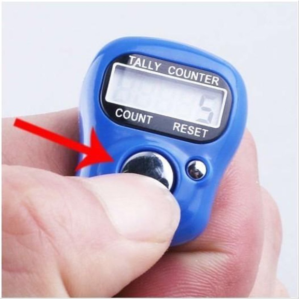 Jual Promo MINI TASBIH DIGITAL / DIGITAL TALLY COUNTER / FINGER COUNTER ...