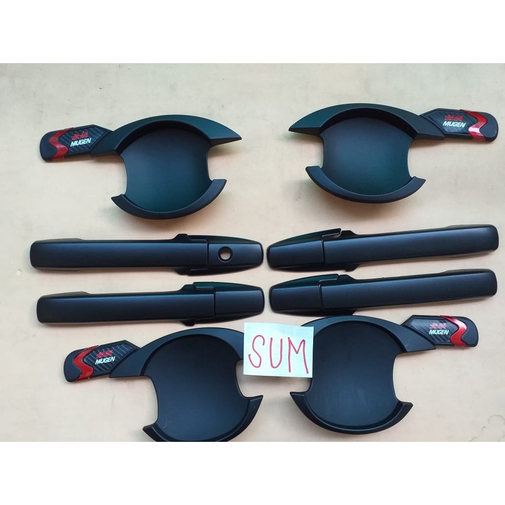 Jual Outer hendel mobil mobilio model sum hitam doff tulisan mugen awal ...