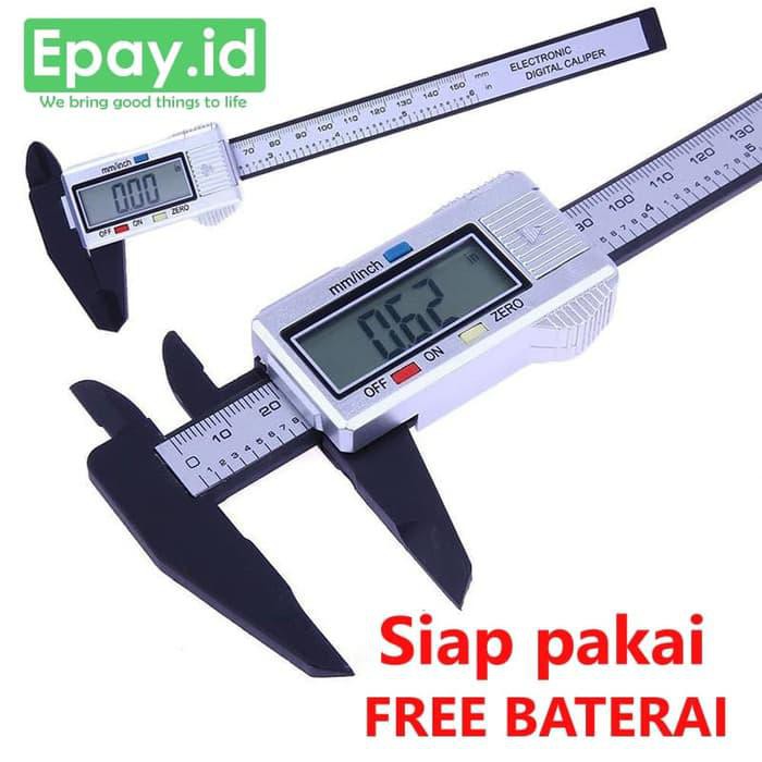 Jual Kaliper Digital / Vernier Caliper Jangka Sorong Diameter LCD 150mm | Shopee Indonesia