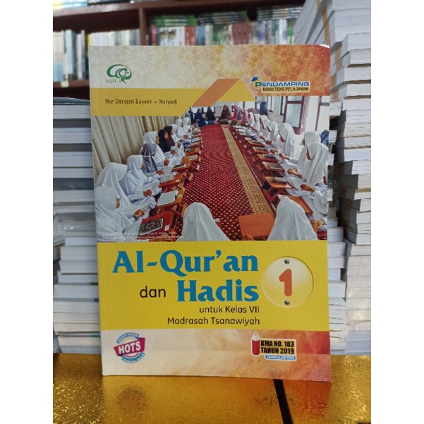 Jual Buku Al-Quran dan Hadis Kelas 7,8,9 MTs KMA 2019 Aqila | Shopee Indonesia