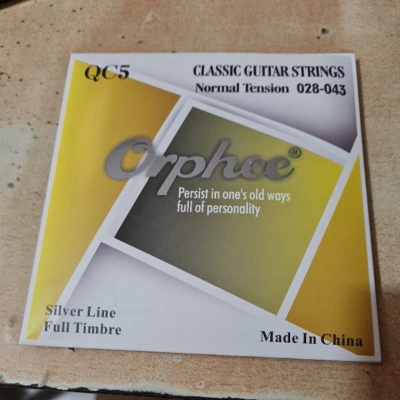 Jual senar gitar klasik nylon orphee QC5 satu set | Shopee Indonesia