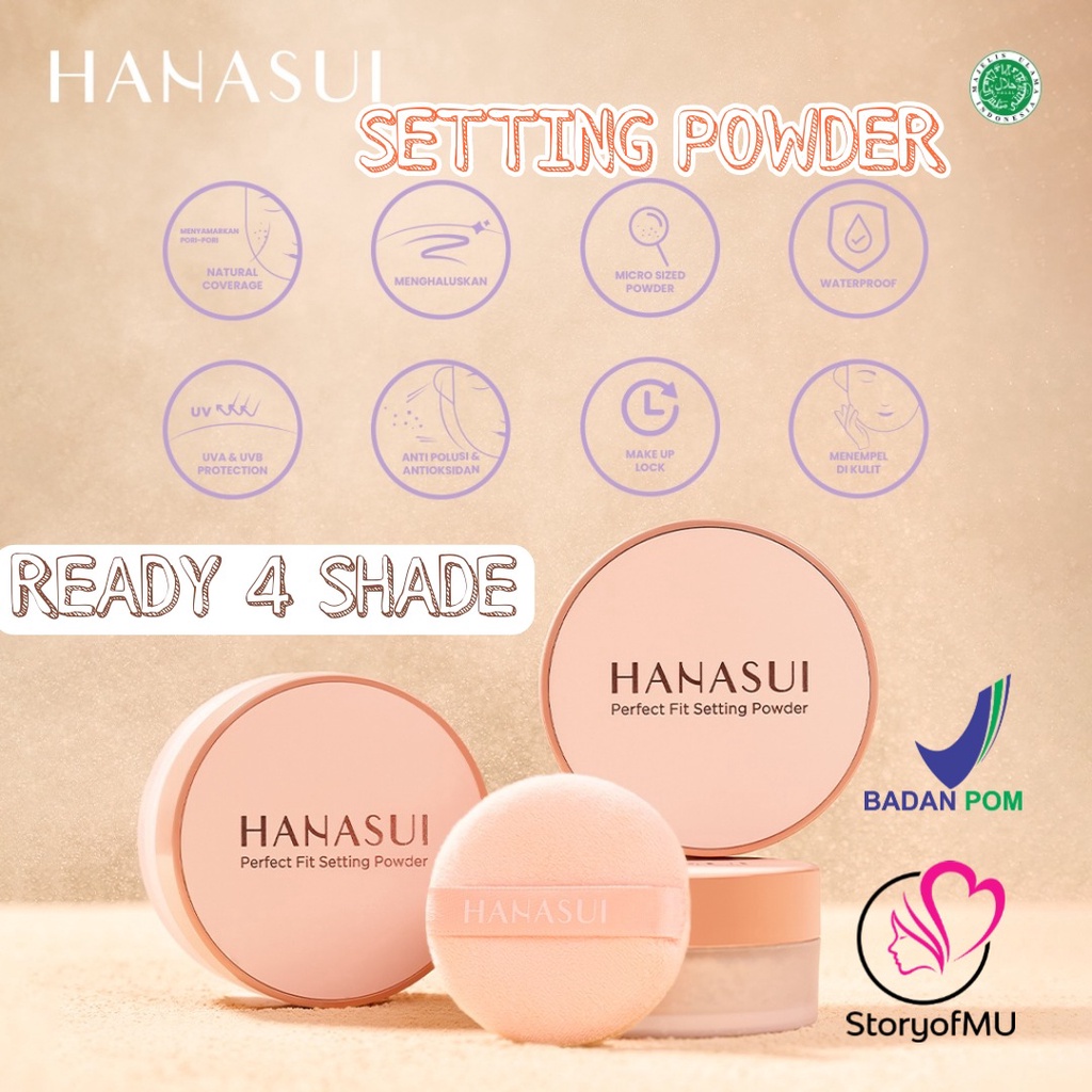 Jual HANASUI Perfect Fit Setting Powder 12gr | Bedak Loose | Shopee ...
