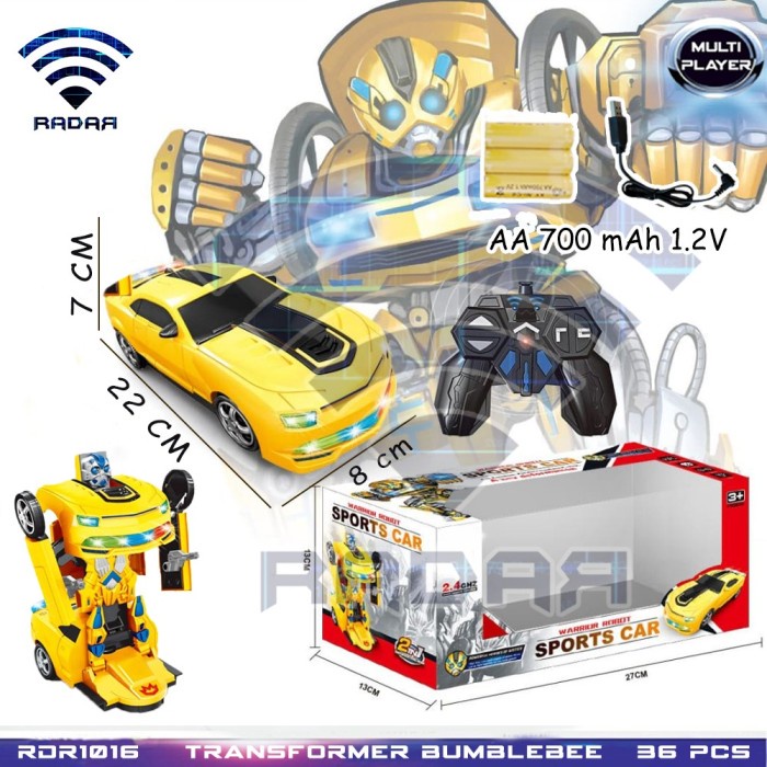 Jual Mobil Remote Control RC BumbleBee Transformers | Shopee Indonesia