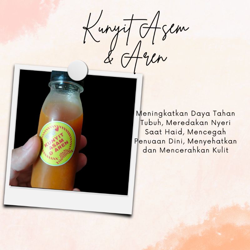 Jual Minuman Kunyit Asam - Kunyit Asam - Minuman Kunyit Asam Aren ...