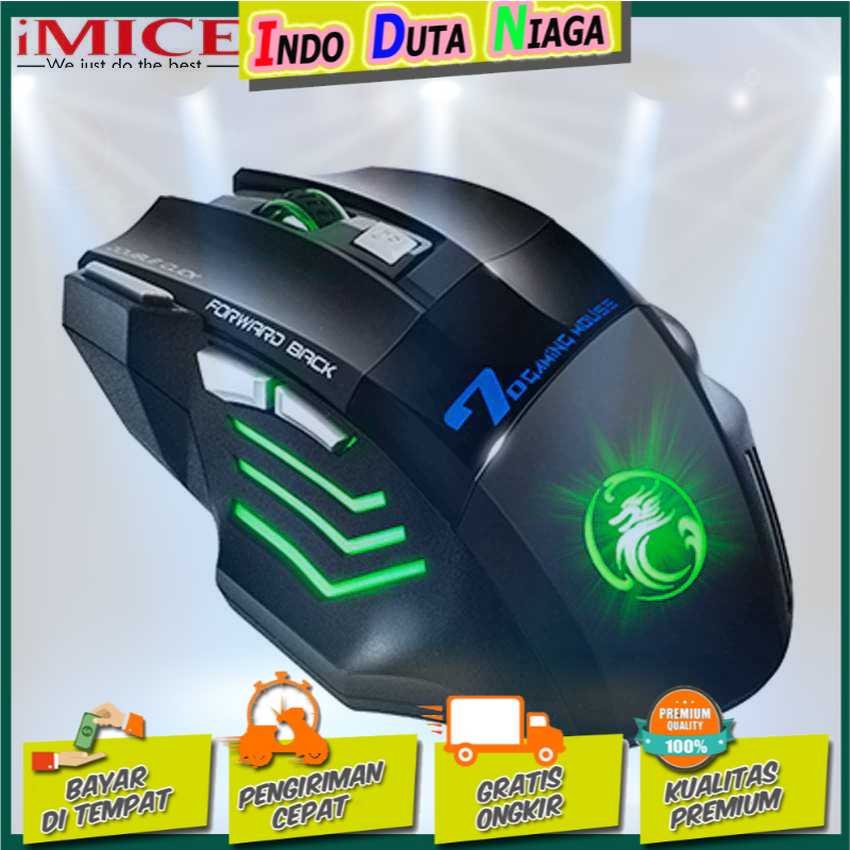 Jual IDN TECH - iMice Gaming Mouse LED 3200 DPI - X7 | Shopee Indonesia