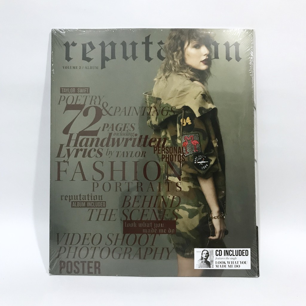 Jual Taylor Swift - reputation (CD + Exclusive Magazine Volume 2 ...