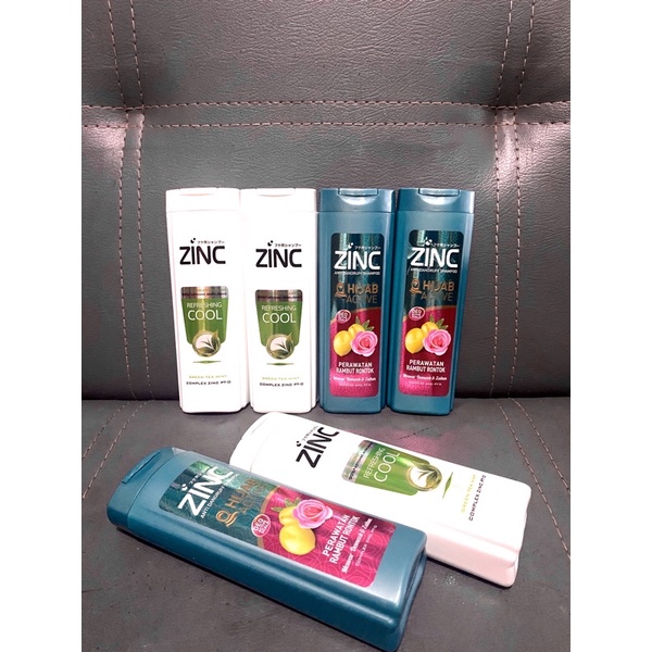 Jual Shampoo Zinc Anti Ketombe Hijab Active Rambut Rontok || Zinc ...