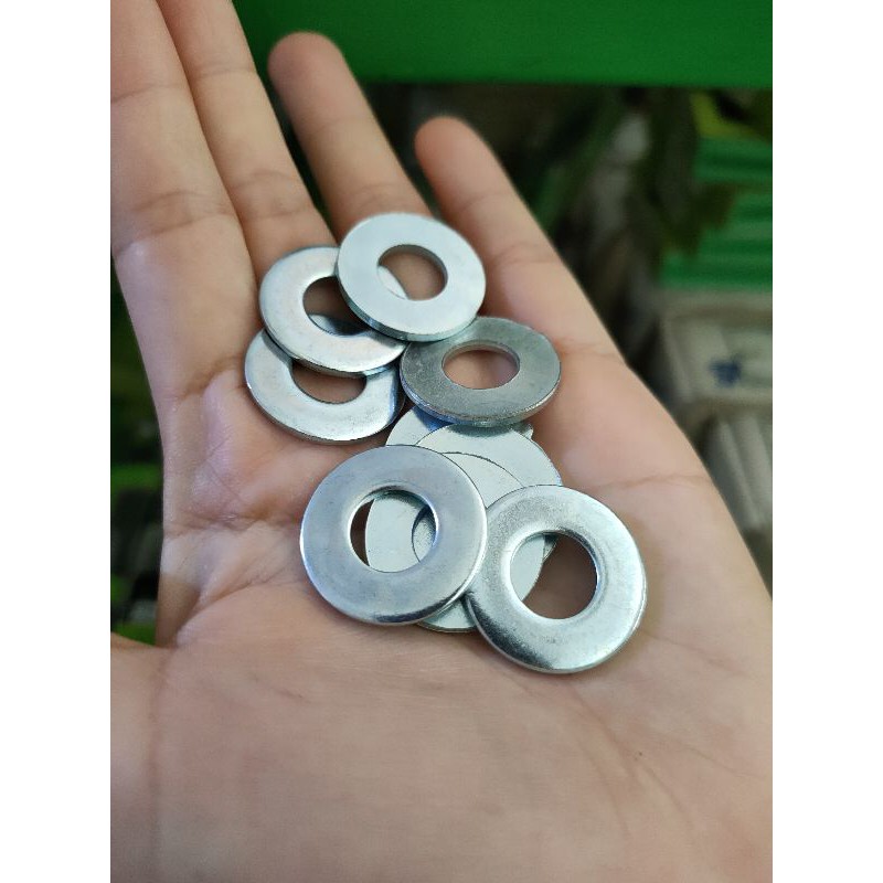 Jual ring plat 3/8 inch kunci 14 Galvanis / ring plat M3/8" / ringplat ...