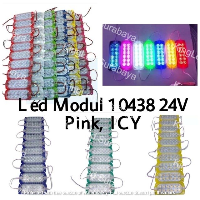Jual 100 Pcs Led Modul Ultrasonic 2835 12 Mata Led Tipe 10438 24v