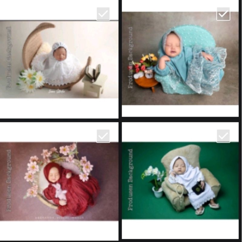 Jual Properti Foto Newborn Photography Kain Backdrop Background Abstrak ...