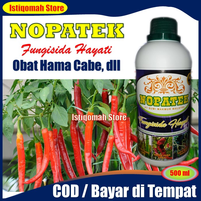 Jual PRODUK- NOPATEK FUNGISIDA OBAT PENYAKIT TANAMAN SAYURAN CABE TOMAT ...