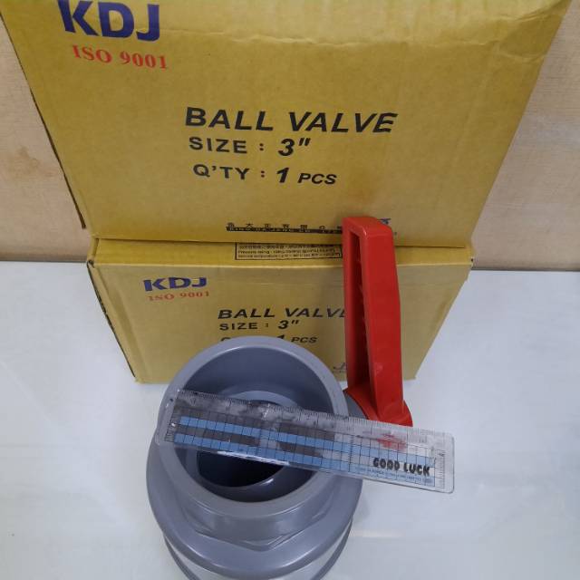 Jual Ball valve 3" dem stopkran pvc kdj ball valve 3 dem socket Stop ...