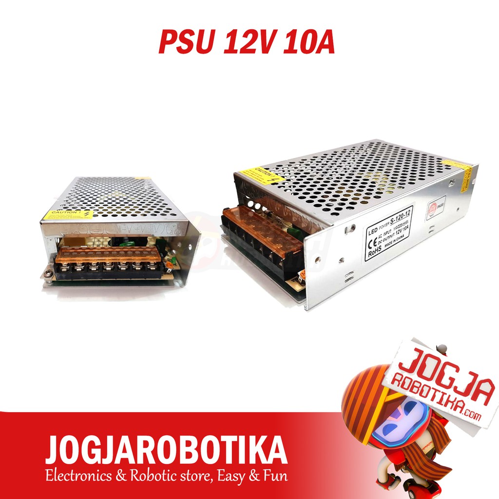 Jual PSU Power Supply Switching Adaptor Jaring 12V 12 Volt 10A 10 A 10Amper for CCTV | Shopee ...