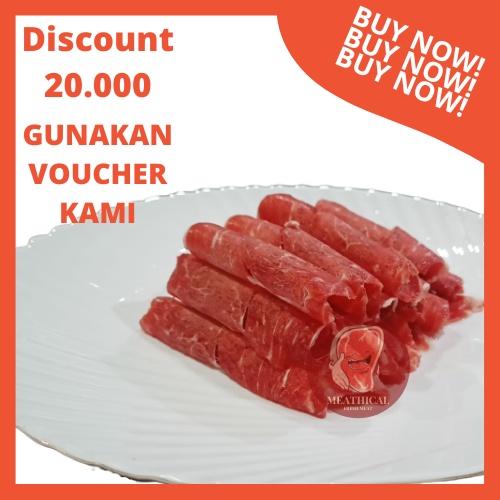 Jual Lean Beef Slice/Lean Meat/Daging sapi Import Low Fat/Shabu Shabu ...