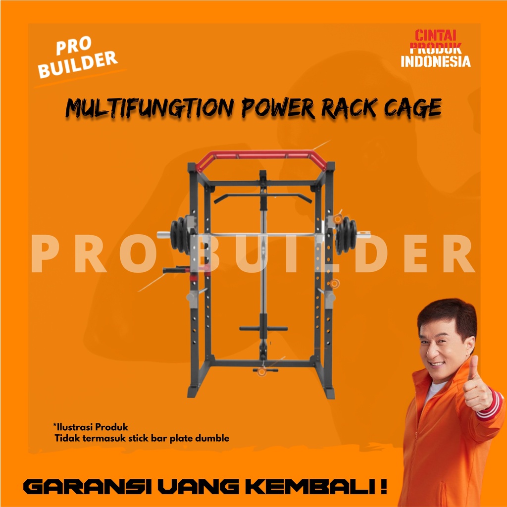 Jual Alat Perlengkapan Home Gym Fitness Power Multifunction Squad Stand ...