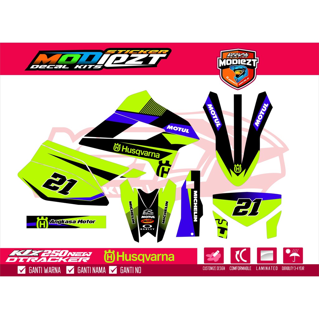 Jual STIKER DECAL STRIPING CUTTING KLX 250 FREE STIKER | Shopee Indonesia