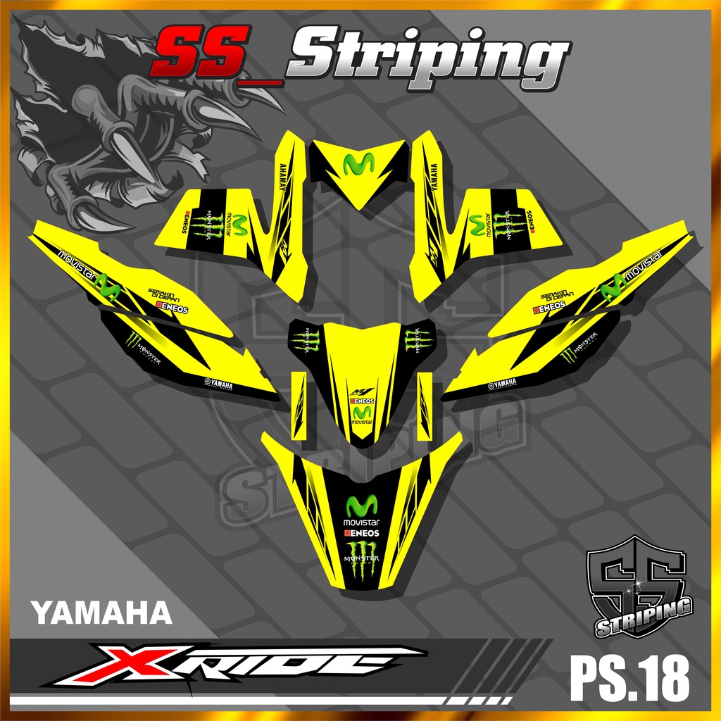 Jual Decal Sticker Full Body X Ride 115 - Stiker Full Body X Ride 115 ...