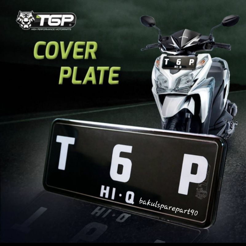 Jual Cover Plat Nomor Motor Bening / License Plat Cover / Dudukan Plat ...