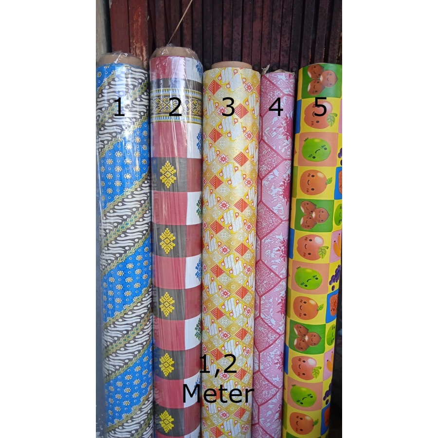 Jual Plastik Taplak Meja Karpet Lantai tinggi 1.2M Plastic Alas Meja ...