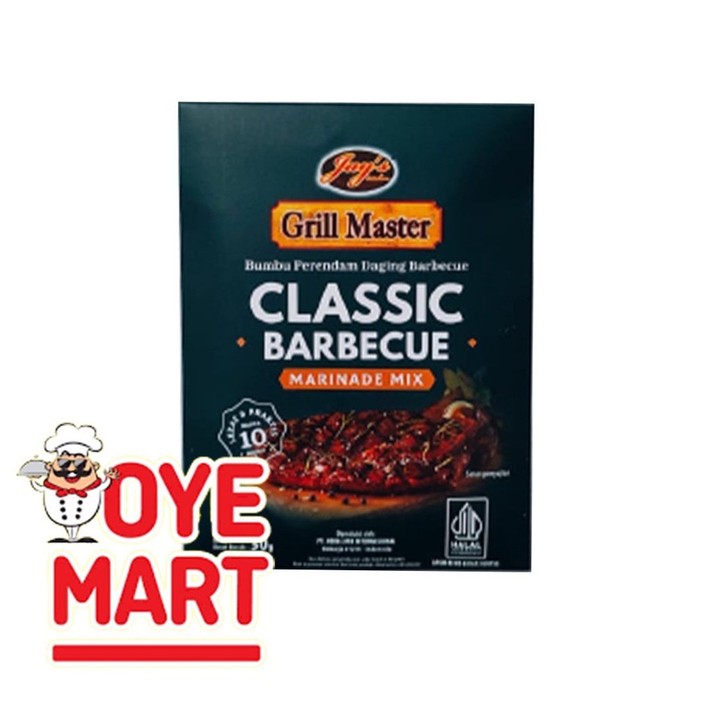Jual GRILL MASTER CLASSIC BARBECUE 30G / BUMBU MARINASI BARBEQUE / BBQ | Shopee Indonesia