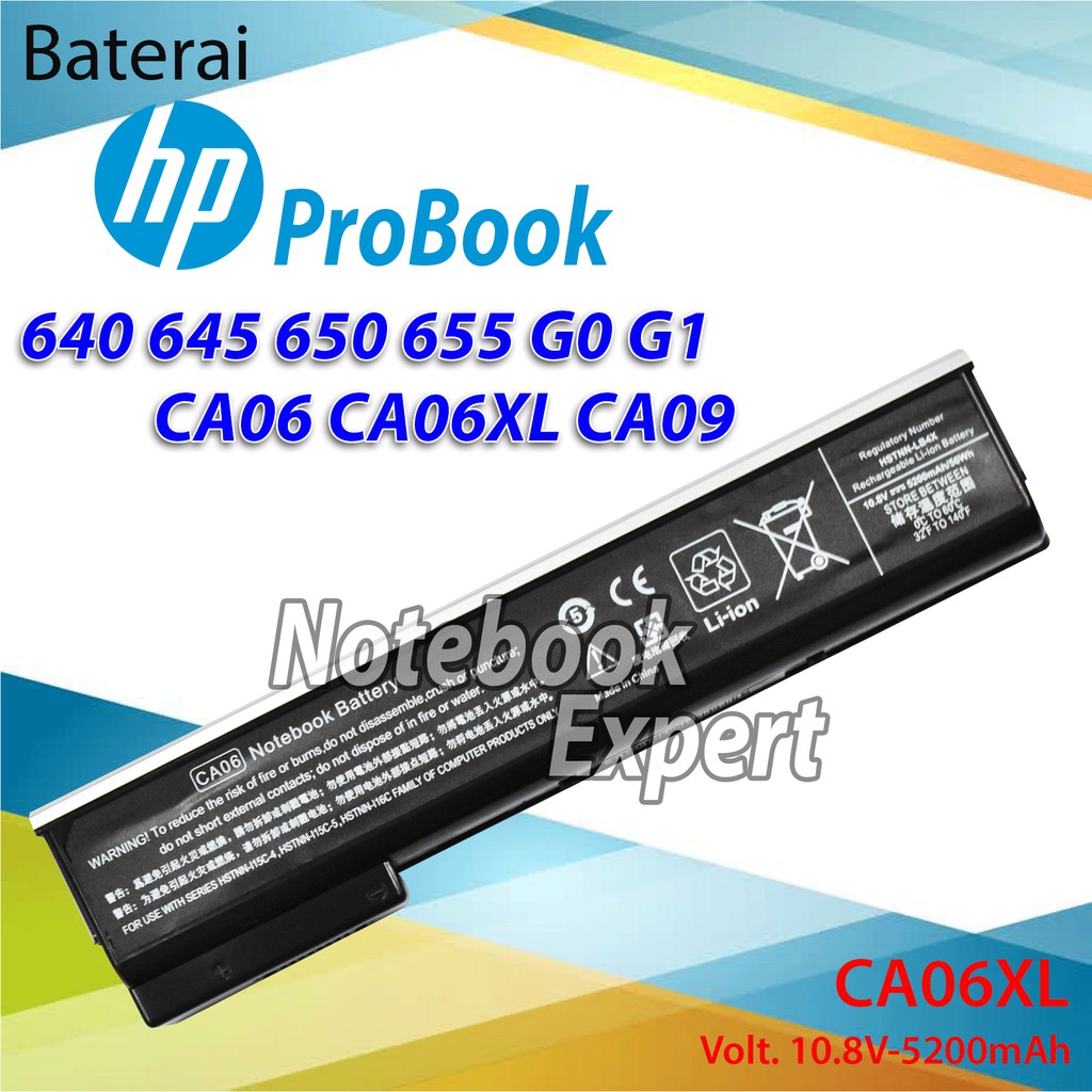 Jual Baterai Laptop HP ProBook 640 645 650 655 G0 G1 CA06 CA06XL CA09 ...
