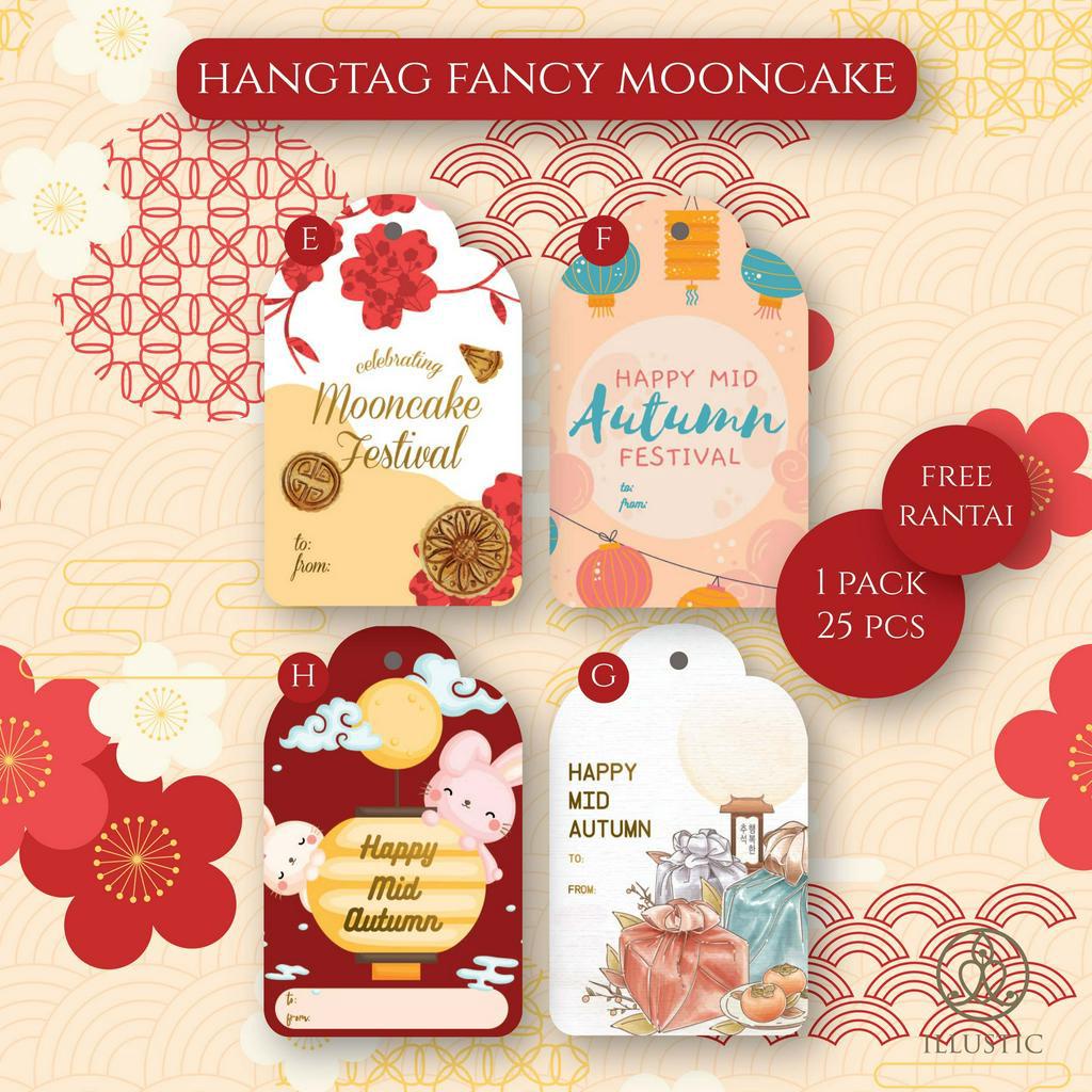 Jual Hang Tag Fancy Mooncake Festival Mid Autumn Festival (FREE RANTAI ...