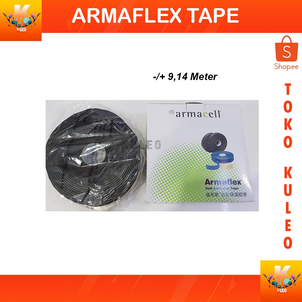 Jual Insulasi Tape Pipa AC / ARMAFLEX Tape / Isolasi Pipa AC | Shopee ...