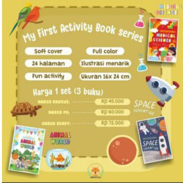 Jual My first Activity Book Series | Shopee Indonesia
