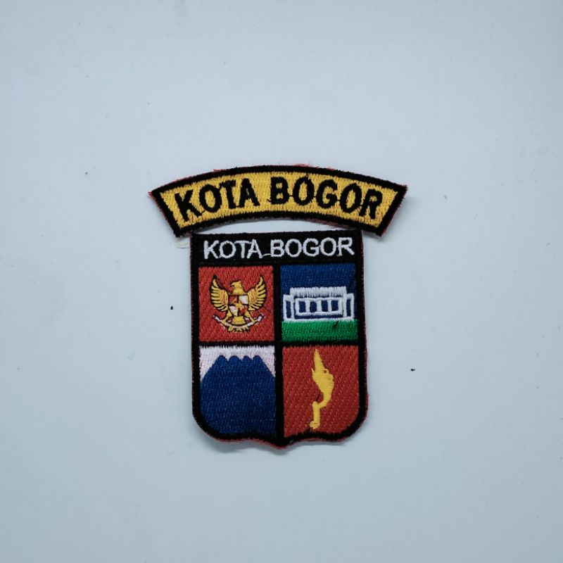 Jual Logo Bordir Kota Bogor / Logo Kota Bogor / Bordir Logo Kota Bogor ...