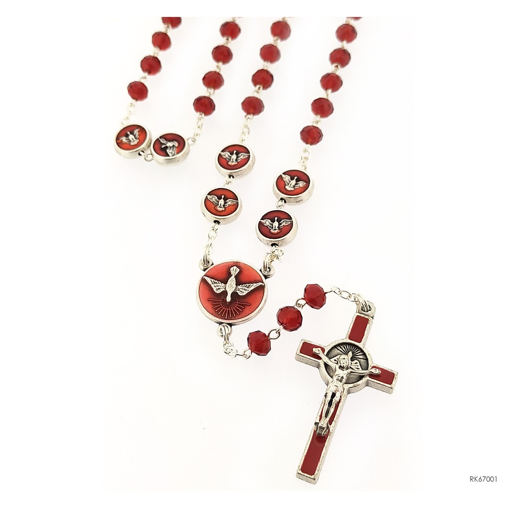 Jual Kaplet Roh Kudus Kristal Ceko Devosi Katolik | Shopee Indonesia